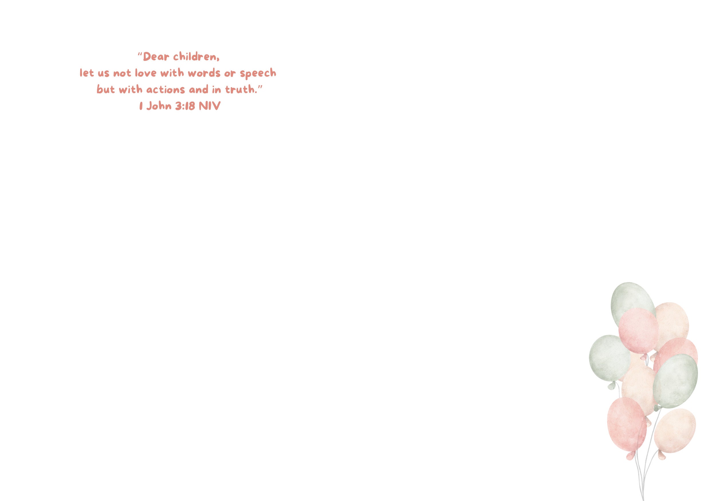 Pink and Green Gnome With Balloons Watercolor Happy Birthday Greeting ...