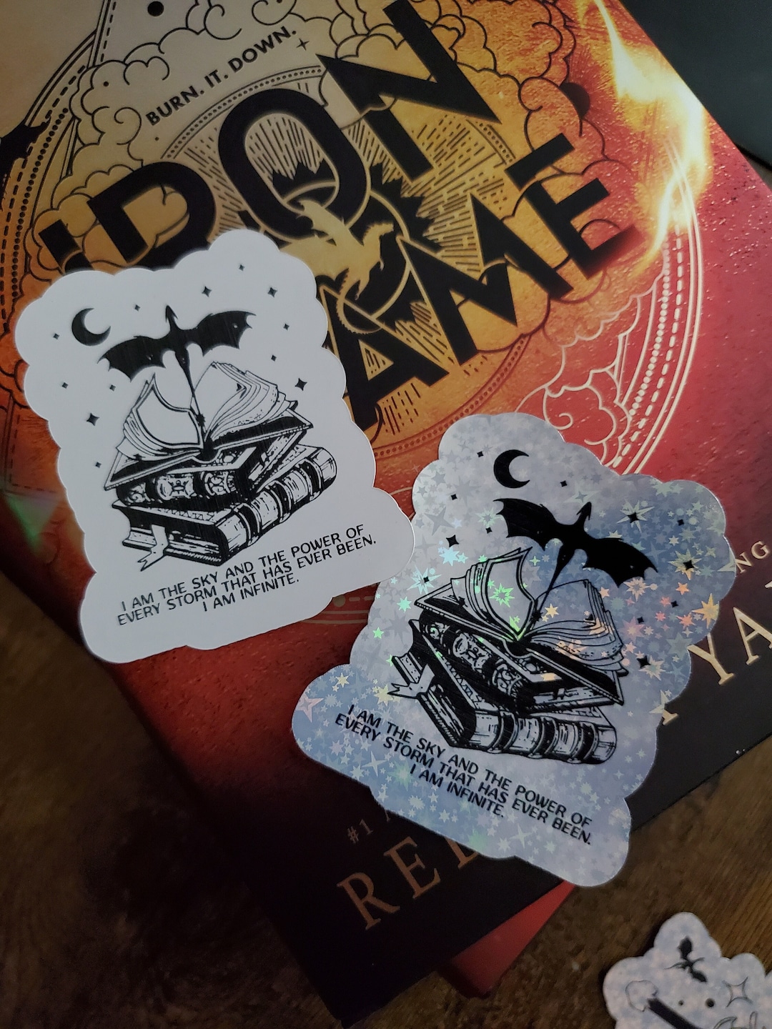 I Am the Sky, I Am Infinite Fourth Wing Sticker - Etsy