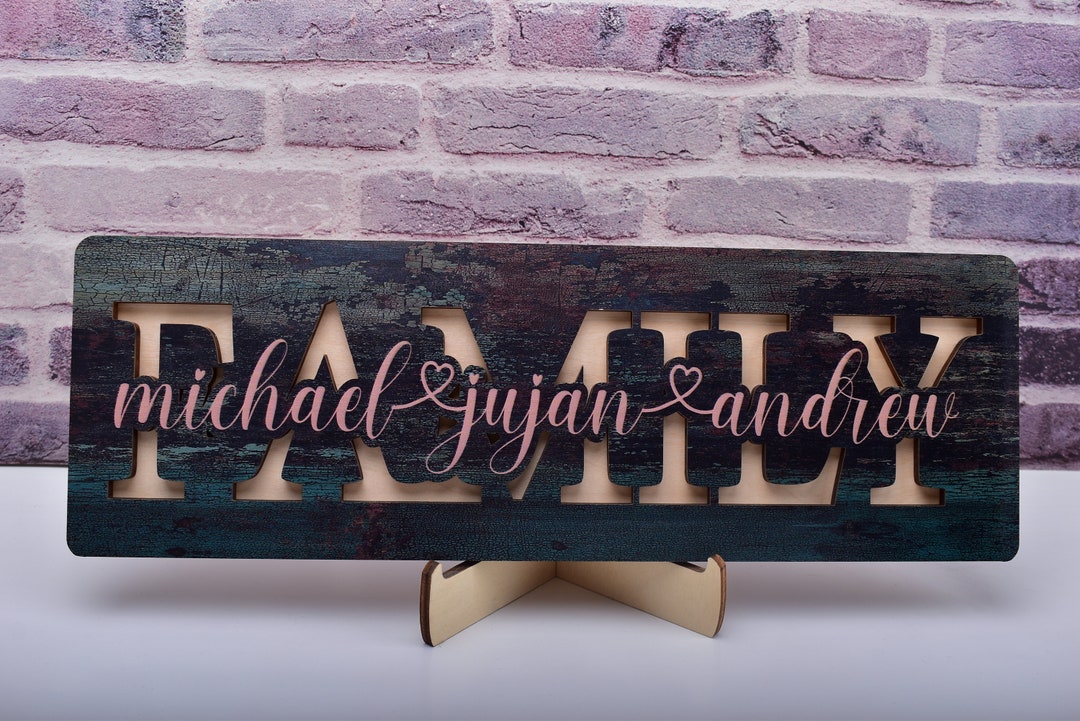 Personalized Gift for Family,welcome Sign,family Name Gift,family Sign ...