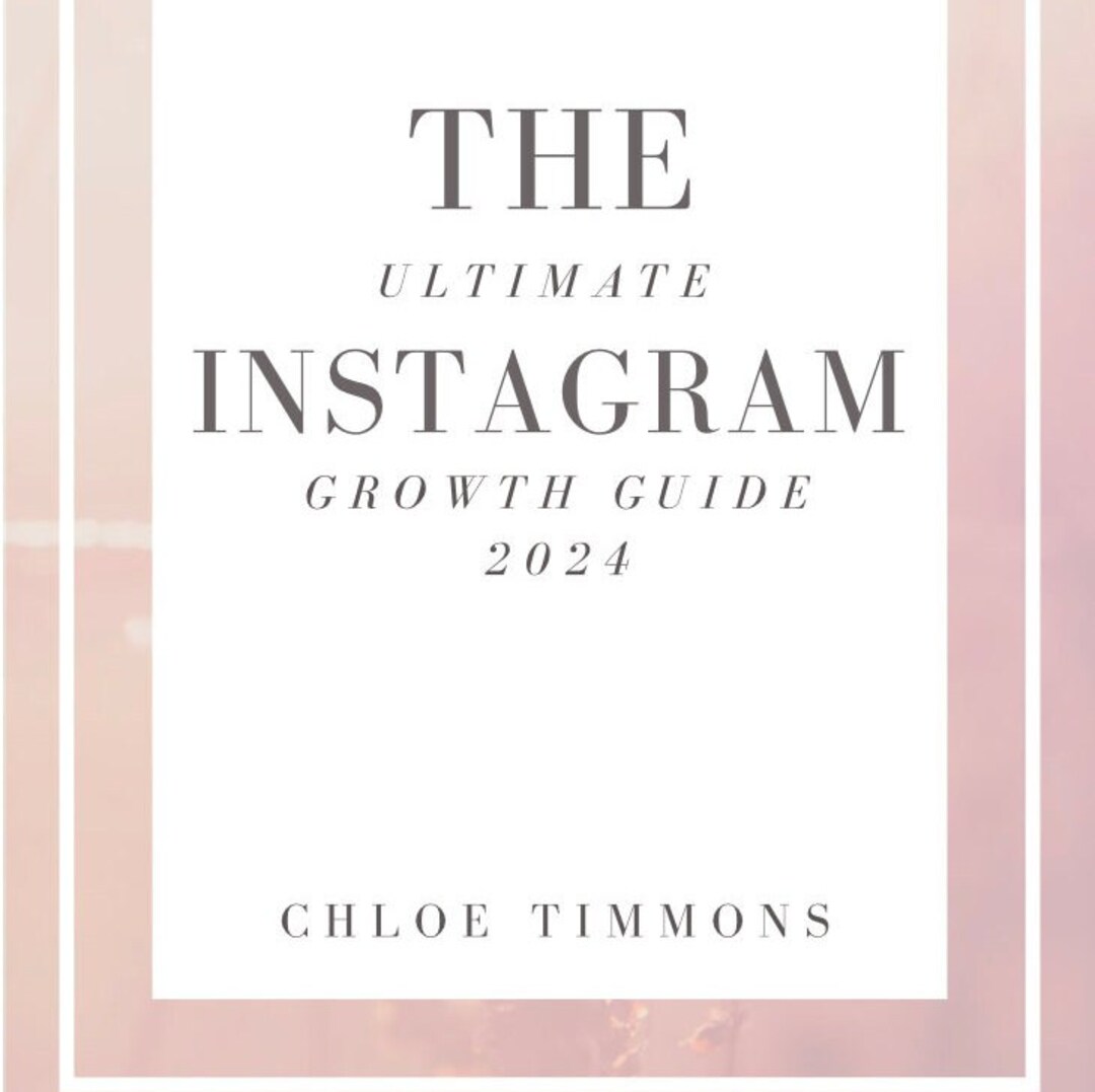 The Ultimate Instagram Growth Guide 2024 - Etsy