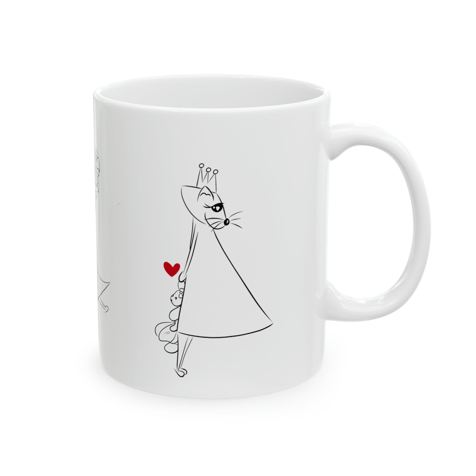 Cute Fox Dance Mug Cute Dance Mug Cute Fox Mug Playful Fox Mug Fox ...
