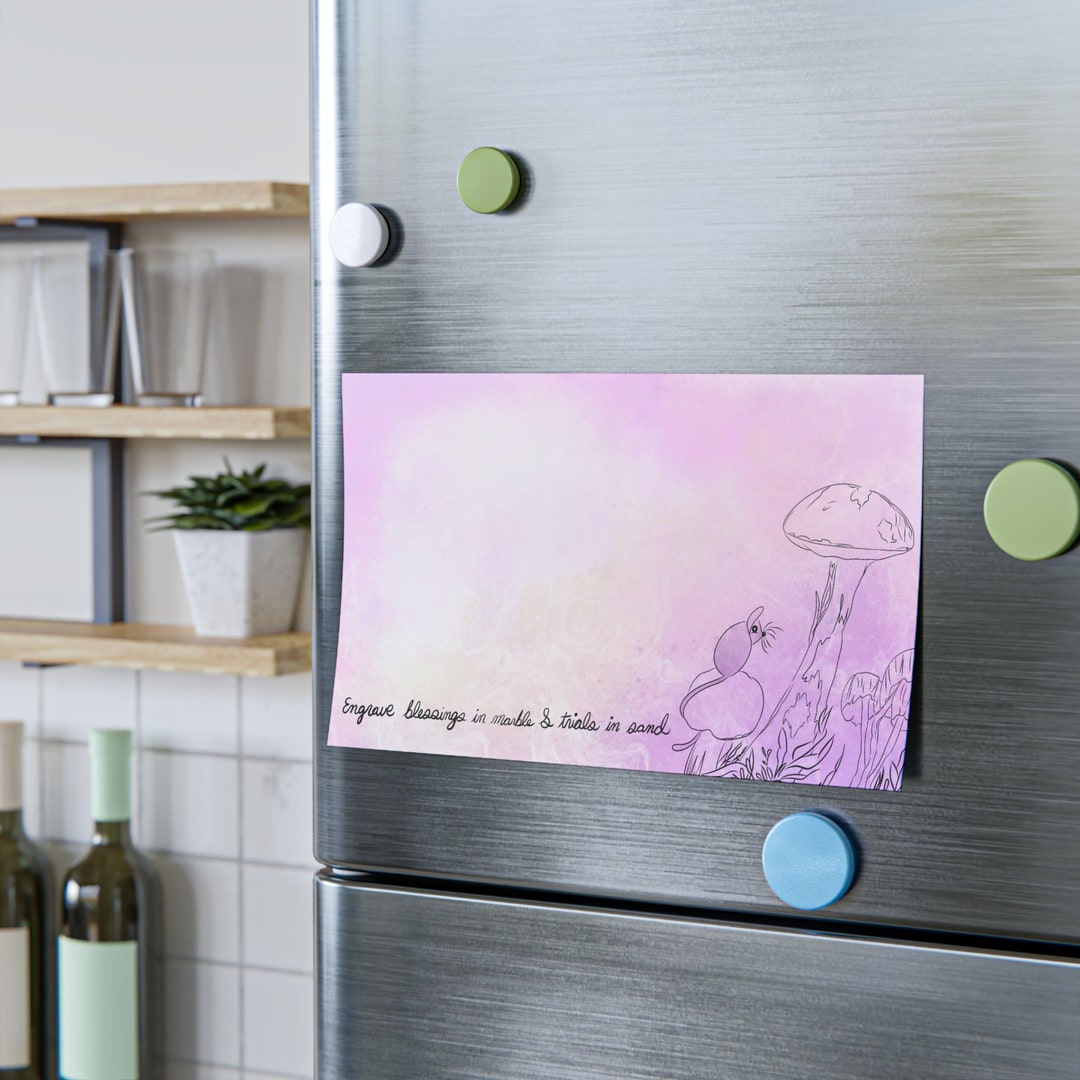 Large Note Pad Quote Blessing Post-it® Mushroom Note Pad Trials and ...