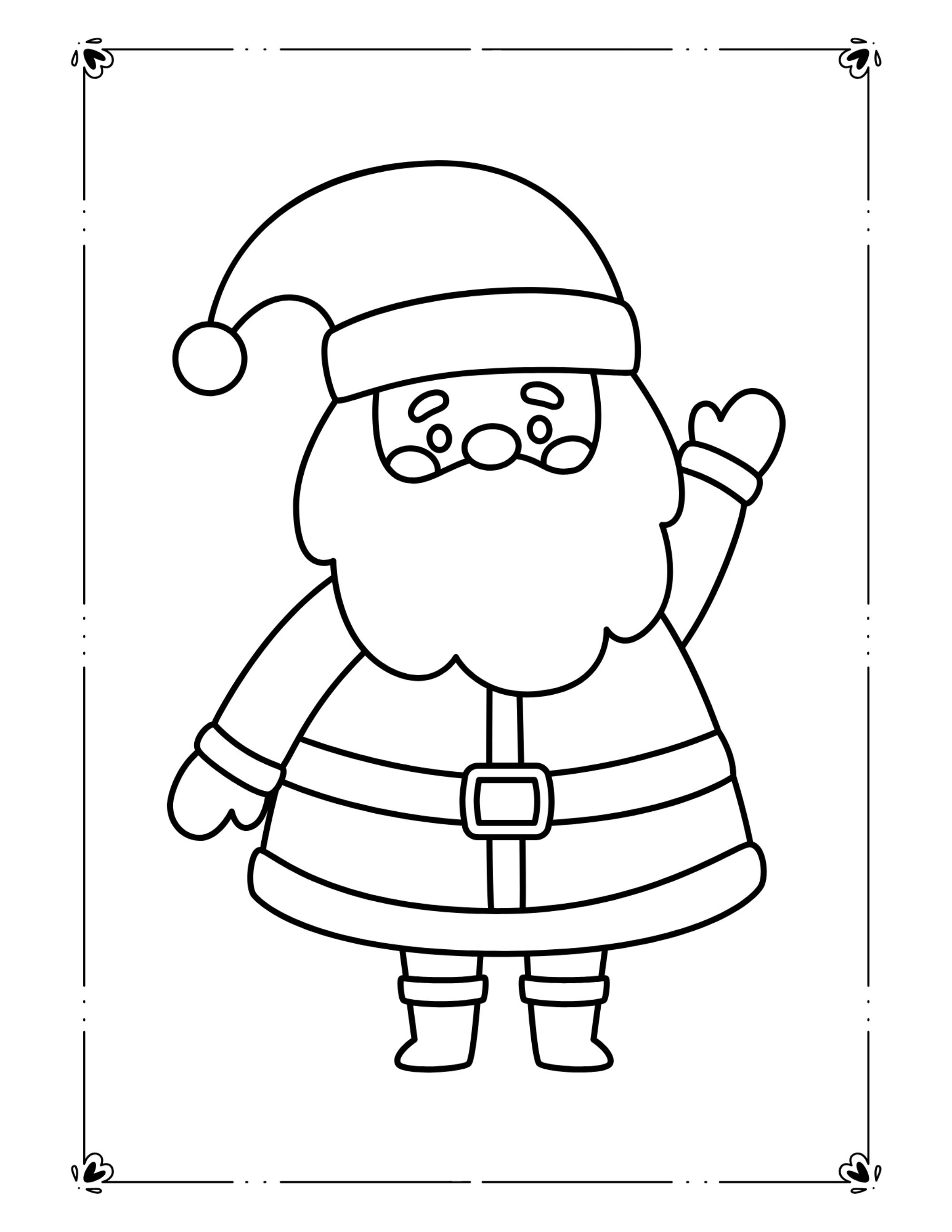 10+ Christmas Coloring Pages, Christmas Coloring Book, Digital Prints ...