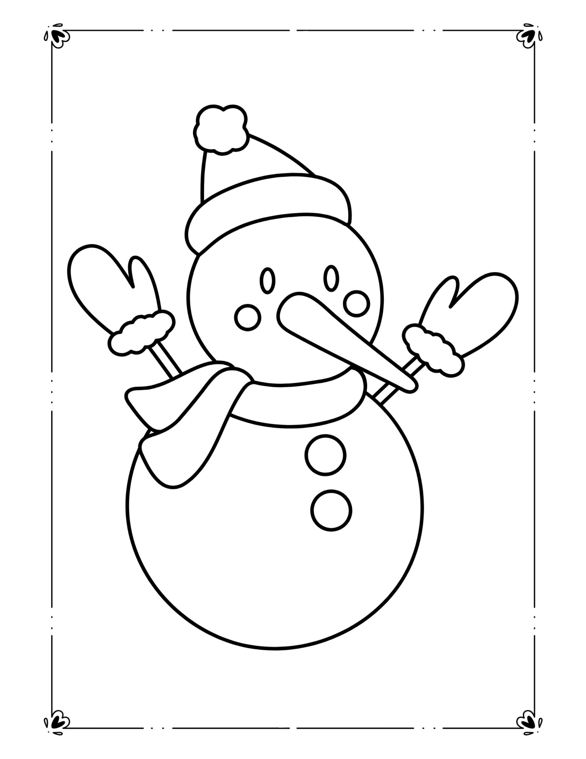 10+ Christmas Coloring Pages, Christmas Coloring Book, Digital Prints ...
