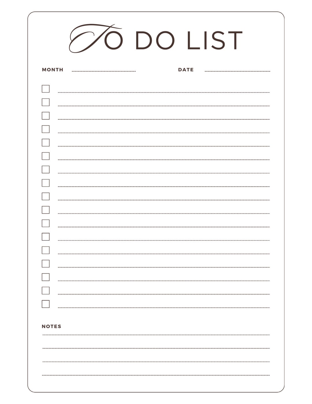Digital Printable Planner, Daily Planning, Organization , Daily ...
