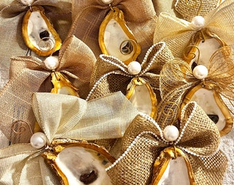 Wooden Angel Oyster Shell Wings Stretched Canvas Christian Home Decor ...