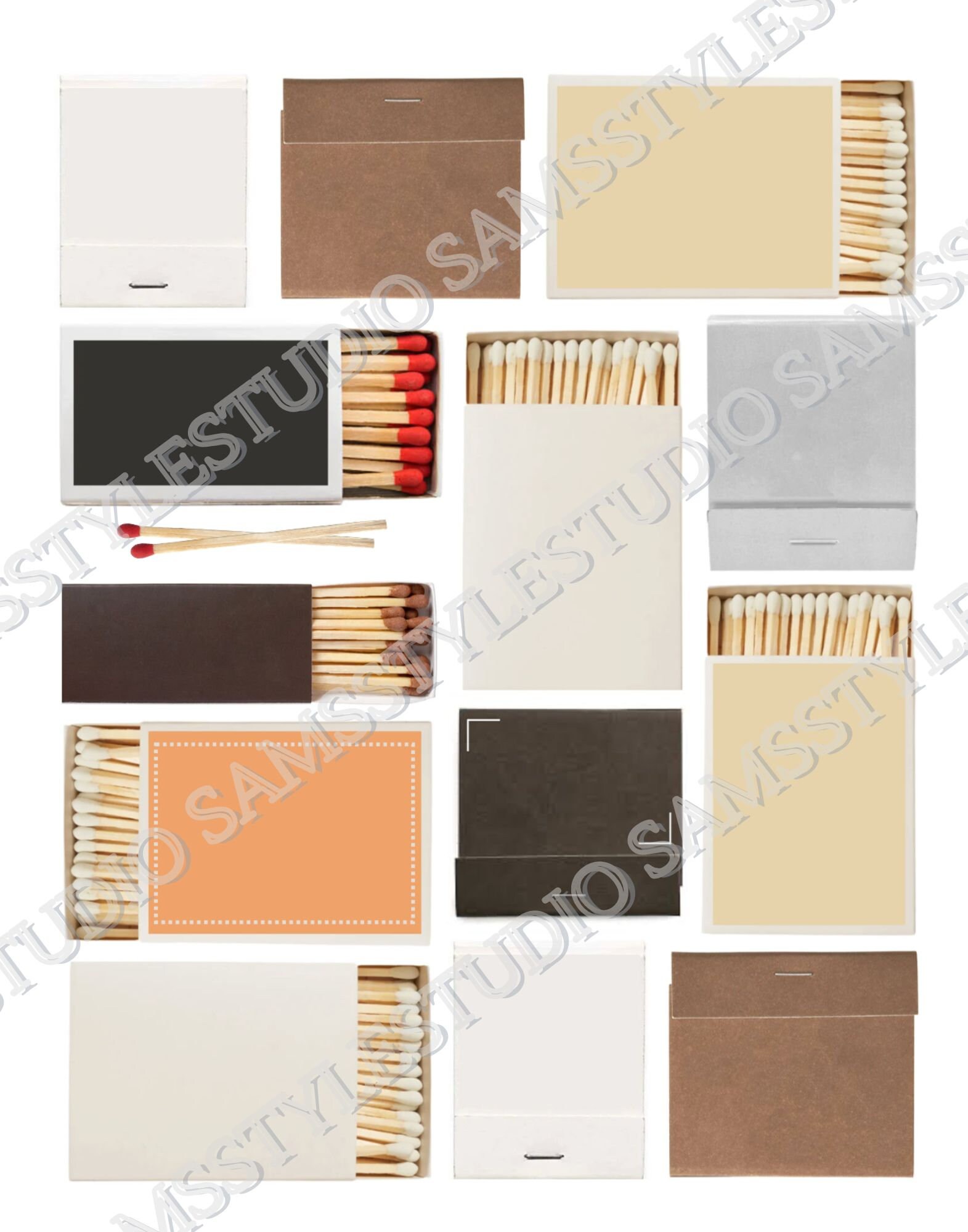 Matchbook Poster Template Digital Download - Etsy