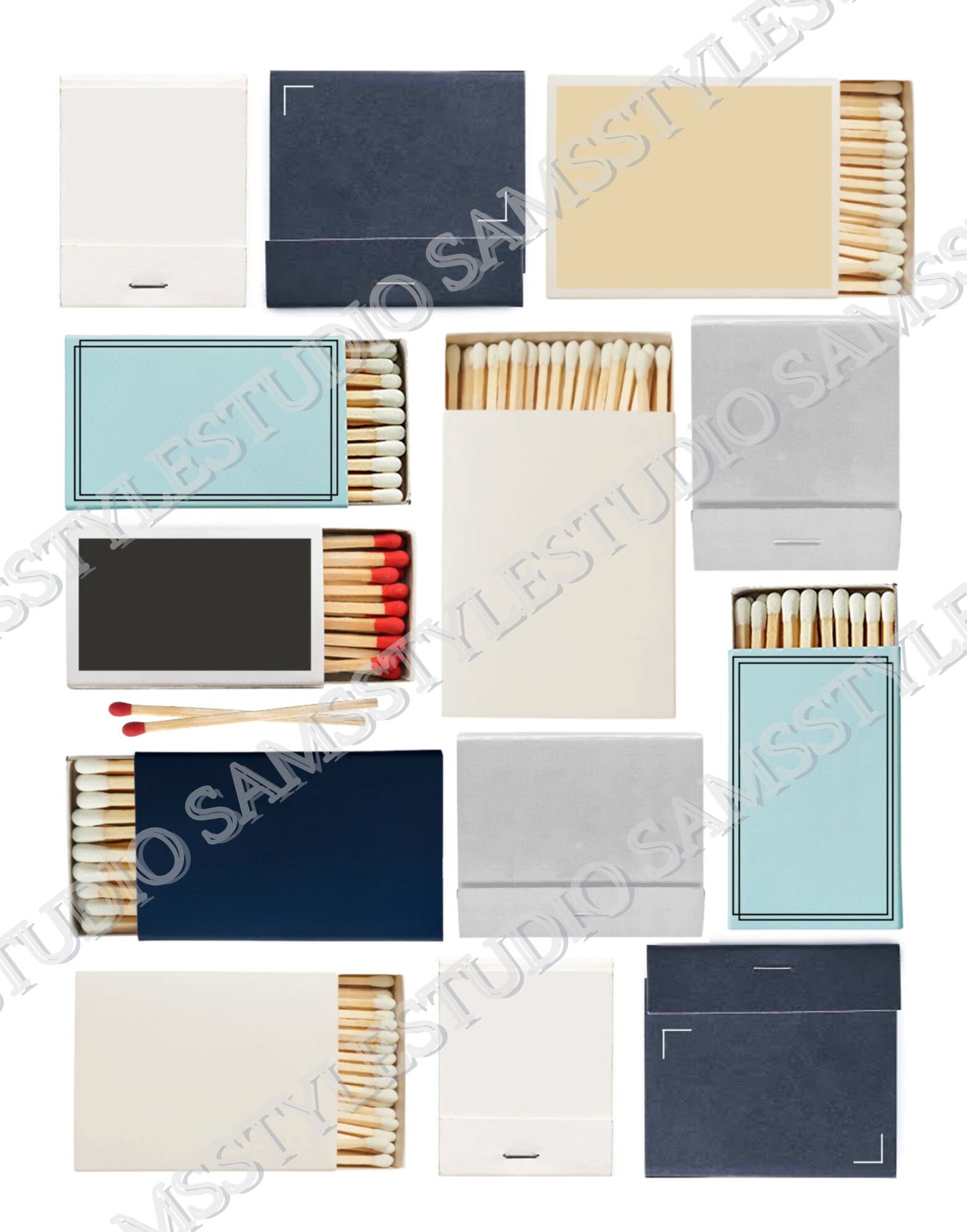 Matchbook Poster Template Digital Download - Etsy