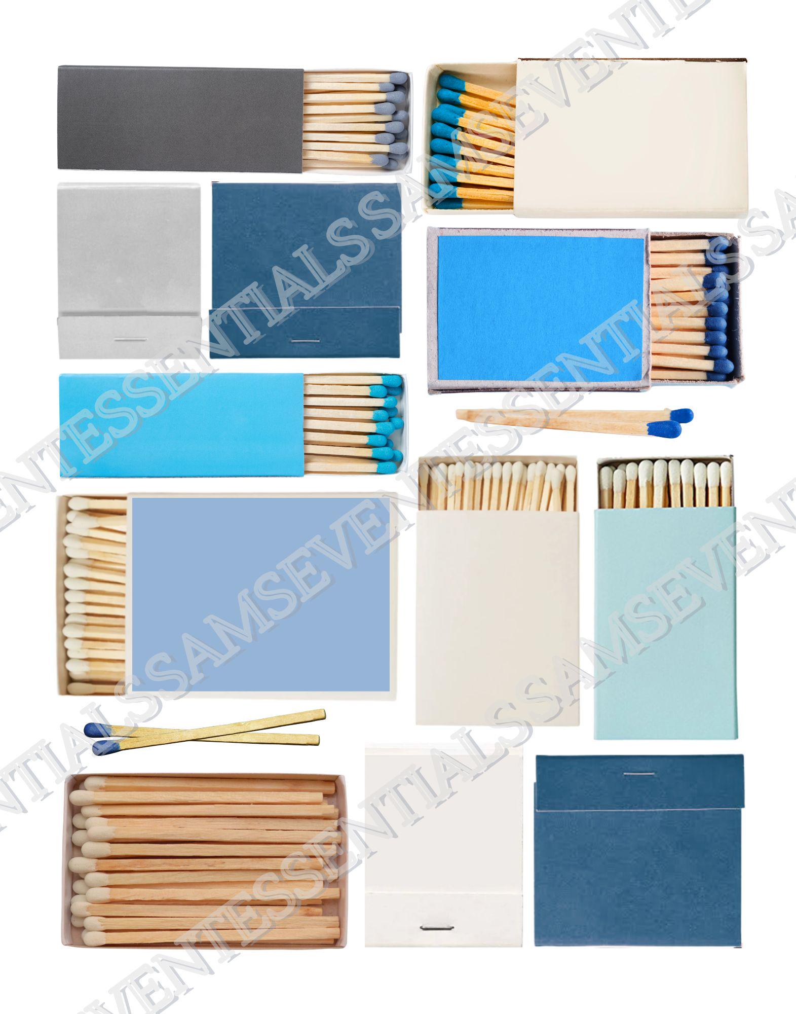 Blue Matchbook Poster Template | Digital Download - Etsy