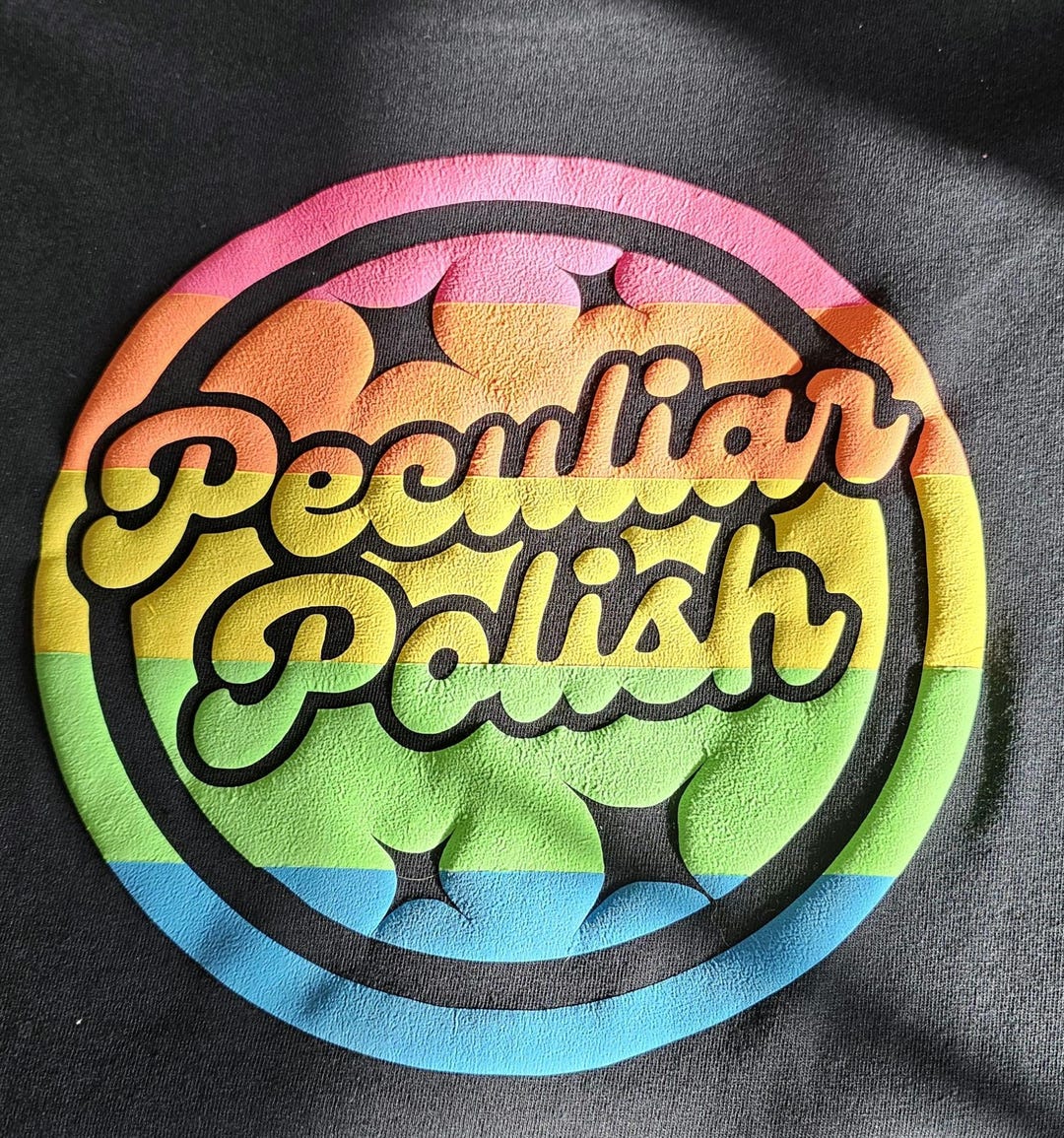 Peculiar Polish Tee (GITD) - Etsy