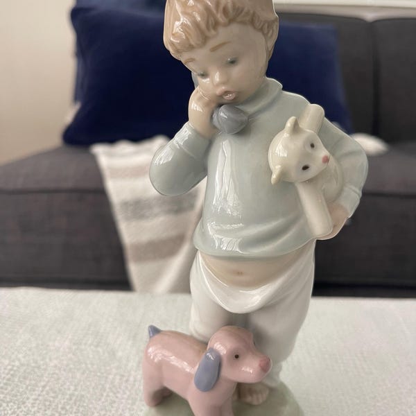 Nao Lladro Dog Figurines - Etsy