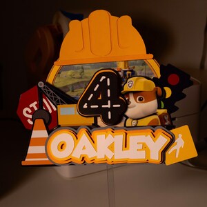 Rubble Paw Patrol - Etsy