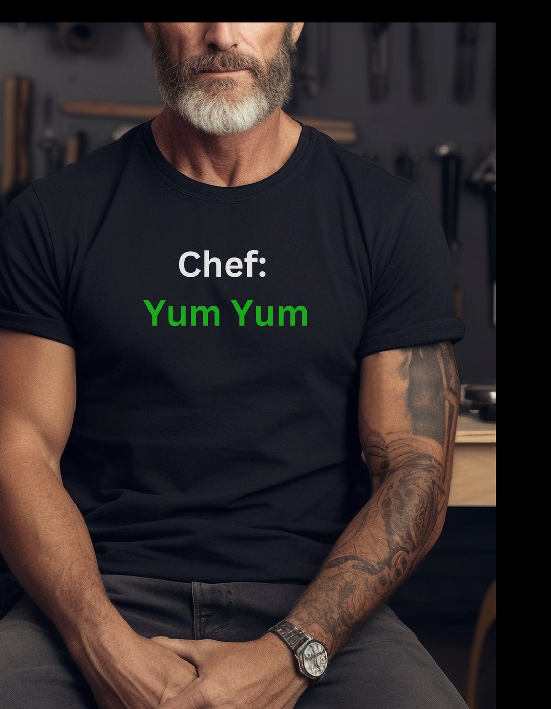 Chef Yum,yum - Shirt - Etsy