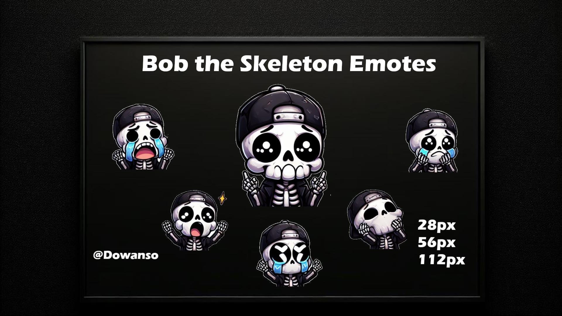 Bob the Skeleton Twitch Emotes - Twitch/discord Emotes | Discord Emotes ...