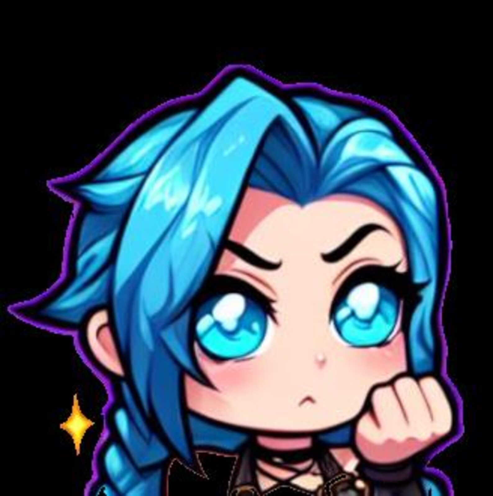 Jinx Lol Chibi Emotes – Twitch/discord Emotes (digital Download) - Etsy