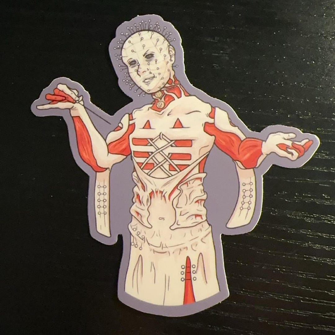 Pinhead From Hellraiser (2022) Sticker - Etsy