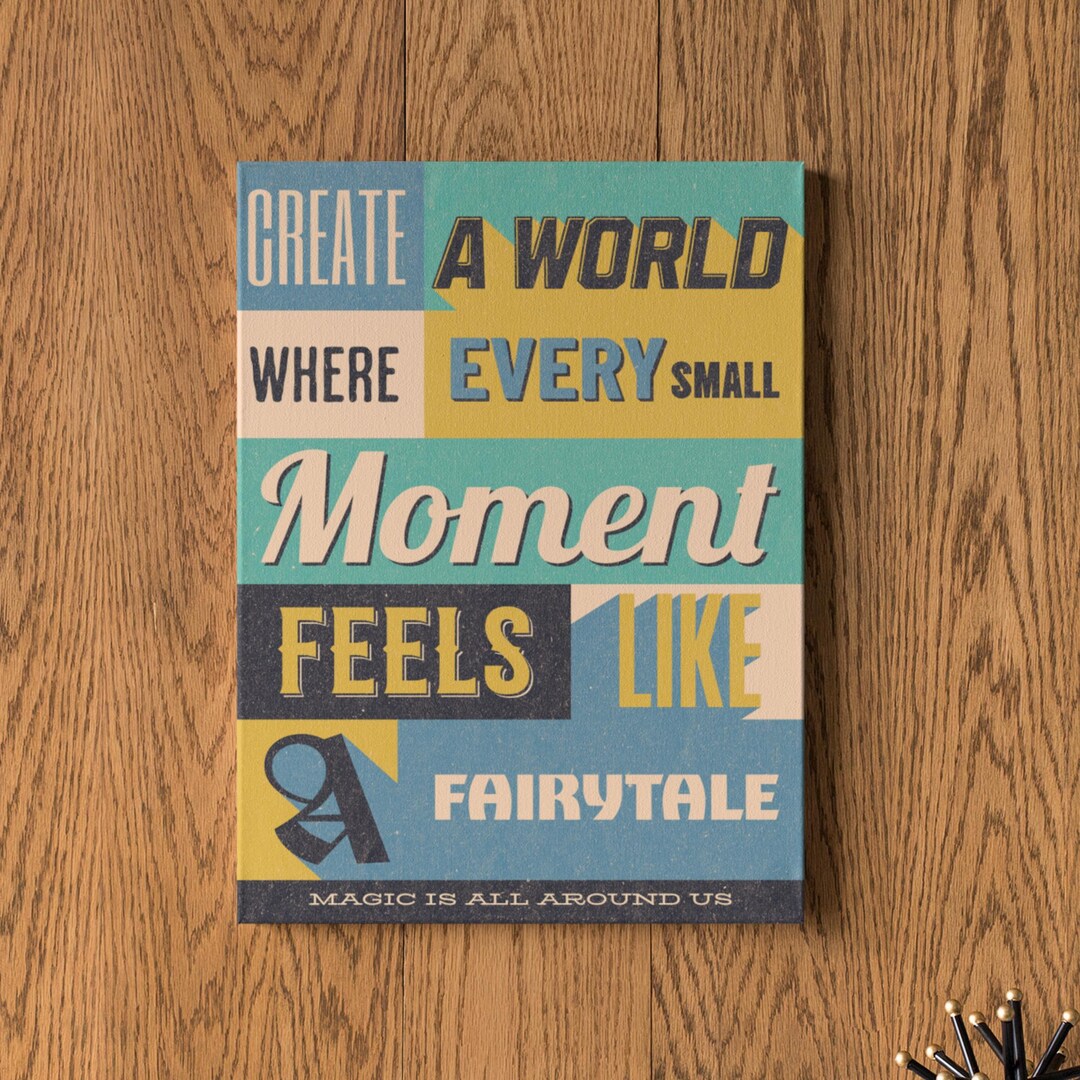 Motivational Poster Fairytale Wall Art Poster Fairycore Cottagecore ...