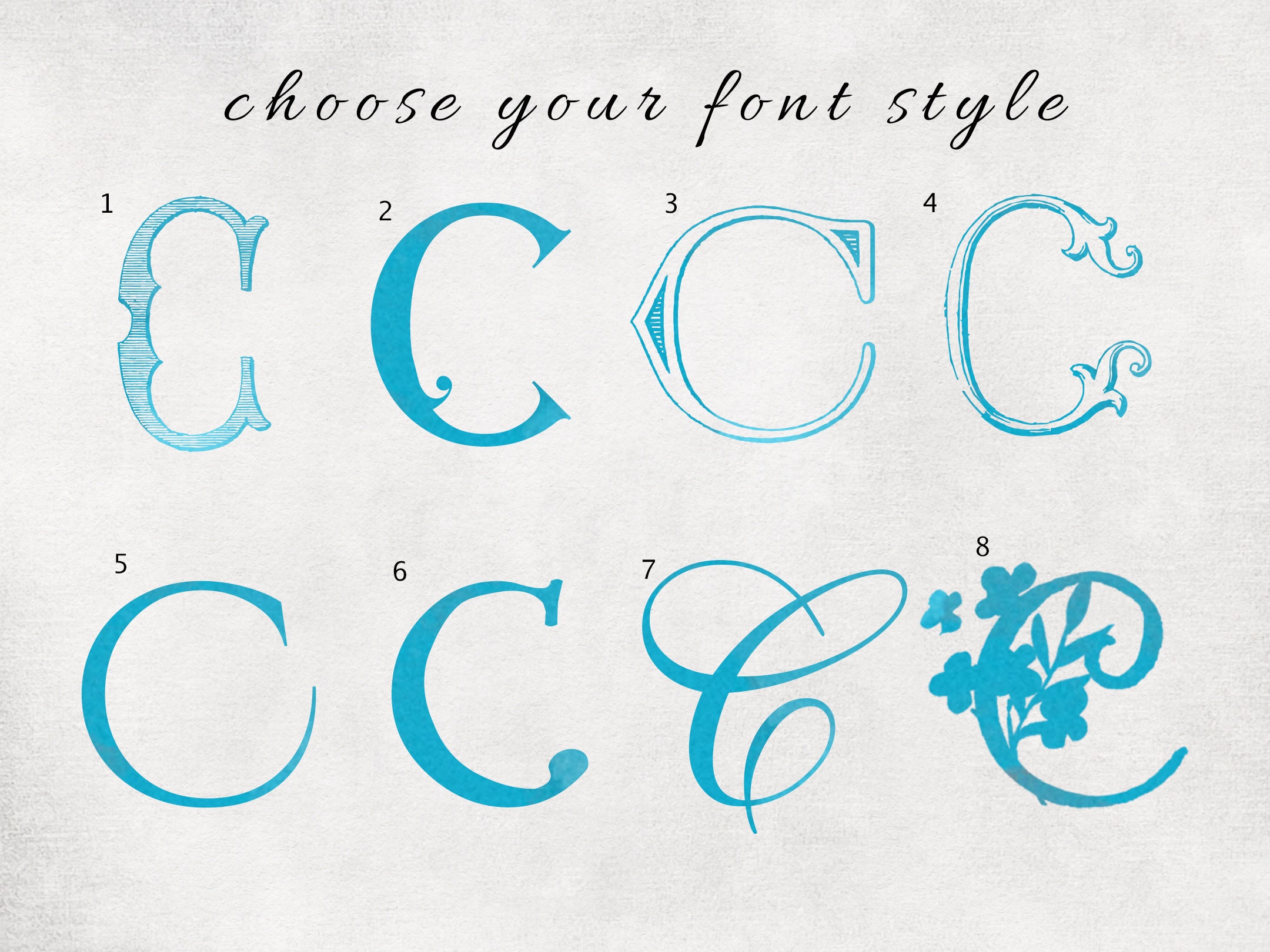 Blush & Lavender Floral Watercolor Crest - Intertwined Fonts Wedding ...