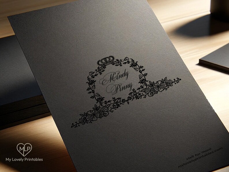 Royal Floral Arch Monogram, Custom Wedding Crest | Digital & Print | My ...