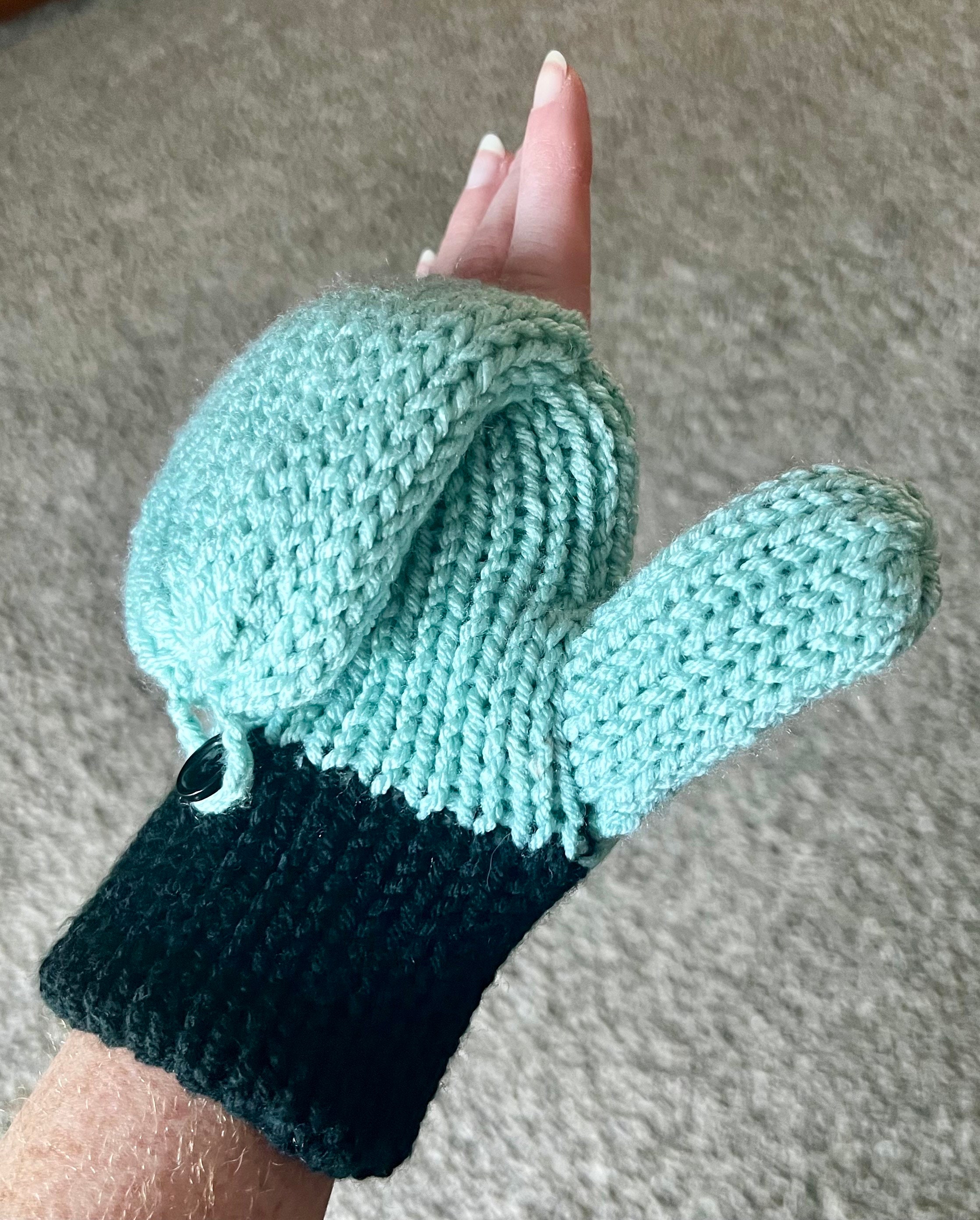 PATTERN Convertible Mittens Circular Knitting Machine PATTERN - Etsy