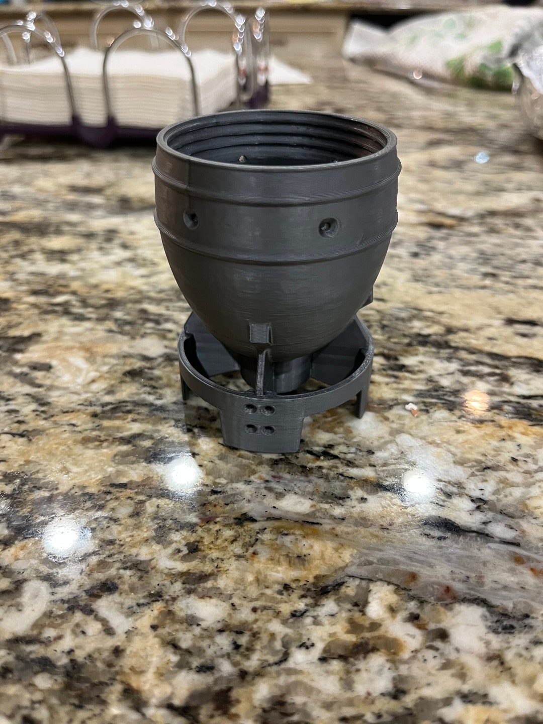 3D Printed, Fallout, Mini Nuke, Planter - Etsy