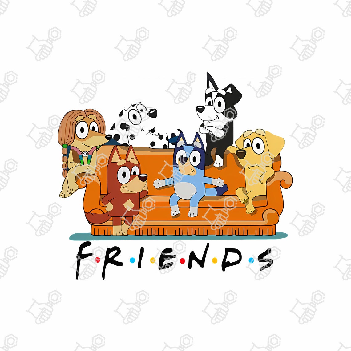 Bluey Friend Png,bluey Character Png,bluey Birthday Png,bluey Party Png ...