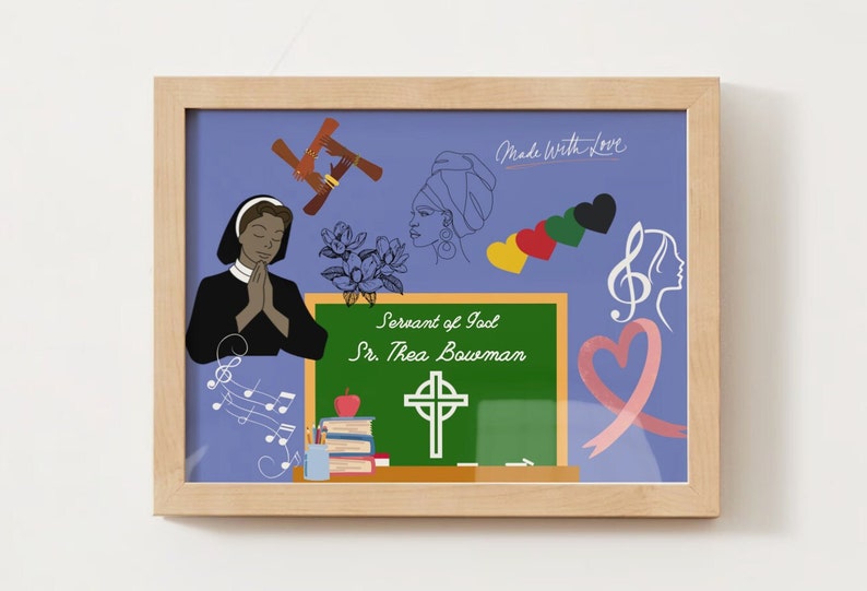Servant of God Thea Bowman Print - Etsy