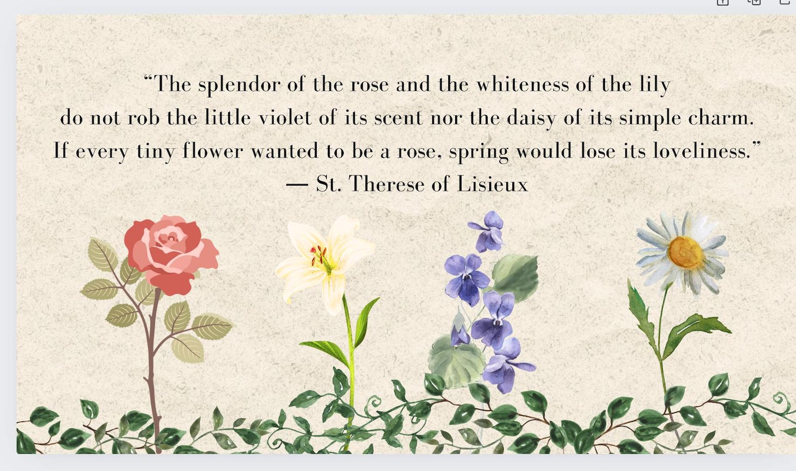 St. Therese of Lisieux Quote Wallpaper for Desktop or Laptop - Etsy