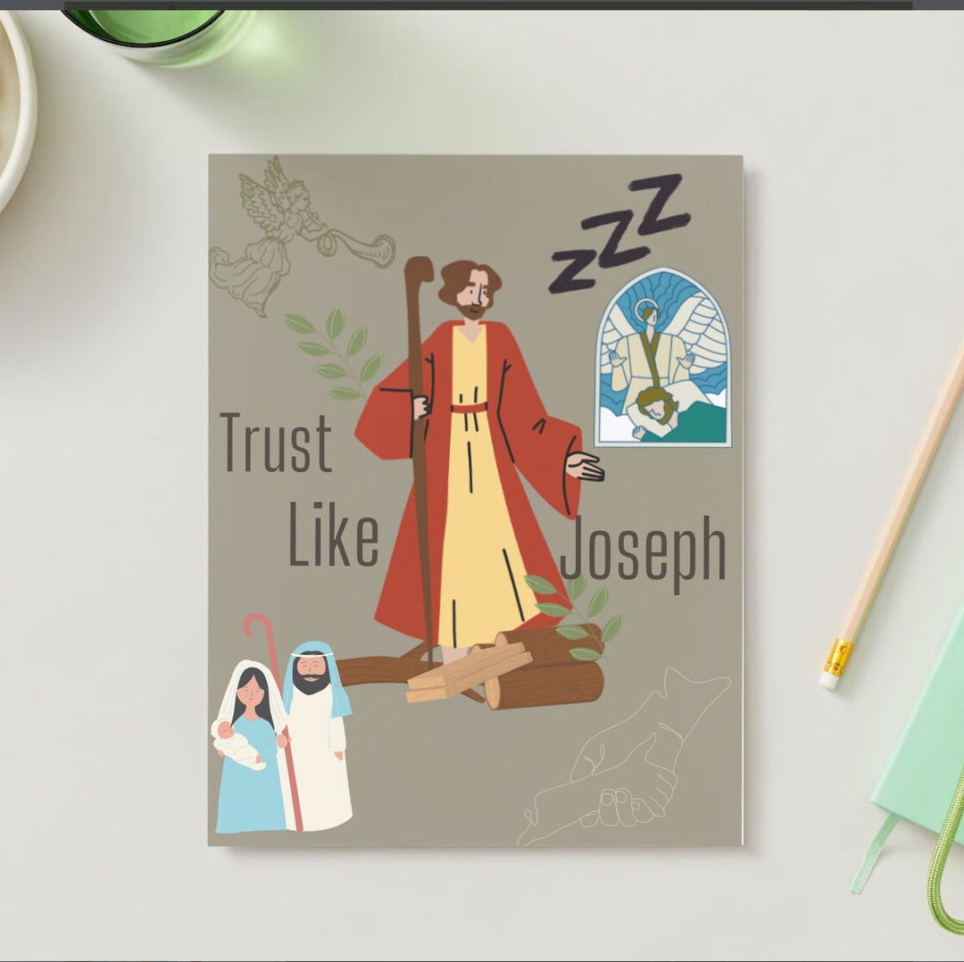 Digital Art- St. Joseph the Worker - Etsy