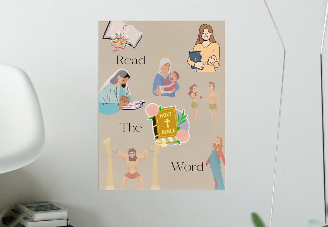 Read the Word Biblical Poster - Etsy