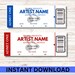 Concert Ticket Digital Download Template Fully Customizable for Print ...