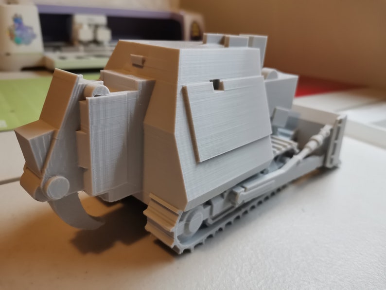 Unpainted 3D Printed Killdozer - Etsy UK