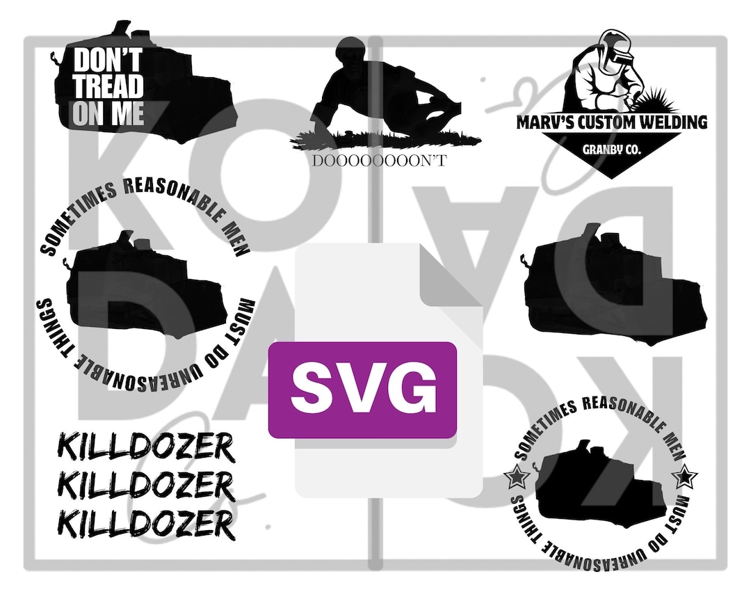 Killdozer SVG Bundle - Etsy