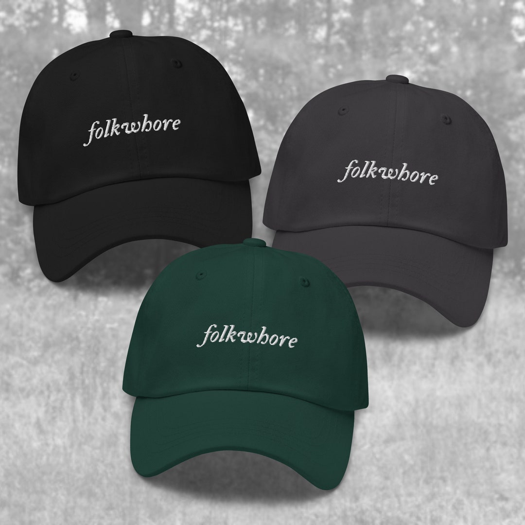 Folkwhore Dad Hat Taylor Swift Embroidered Baseball Cap Folklore ...