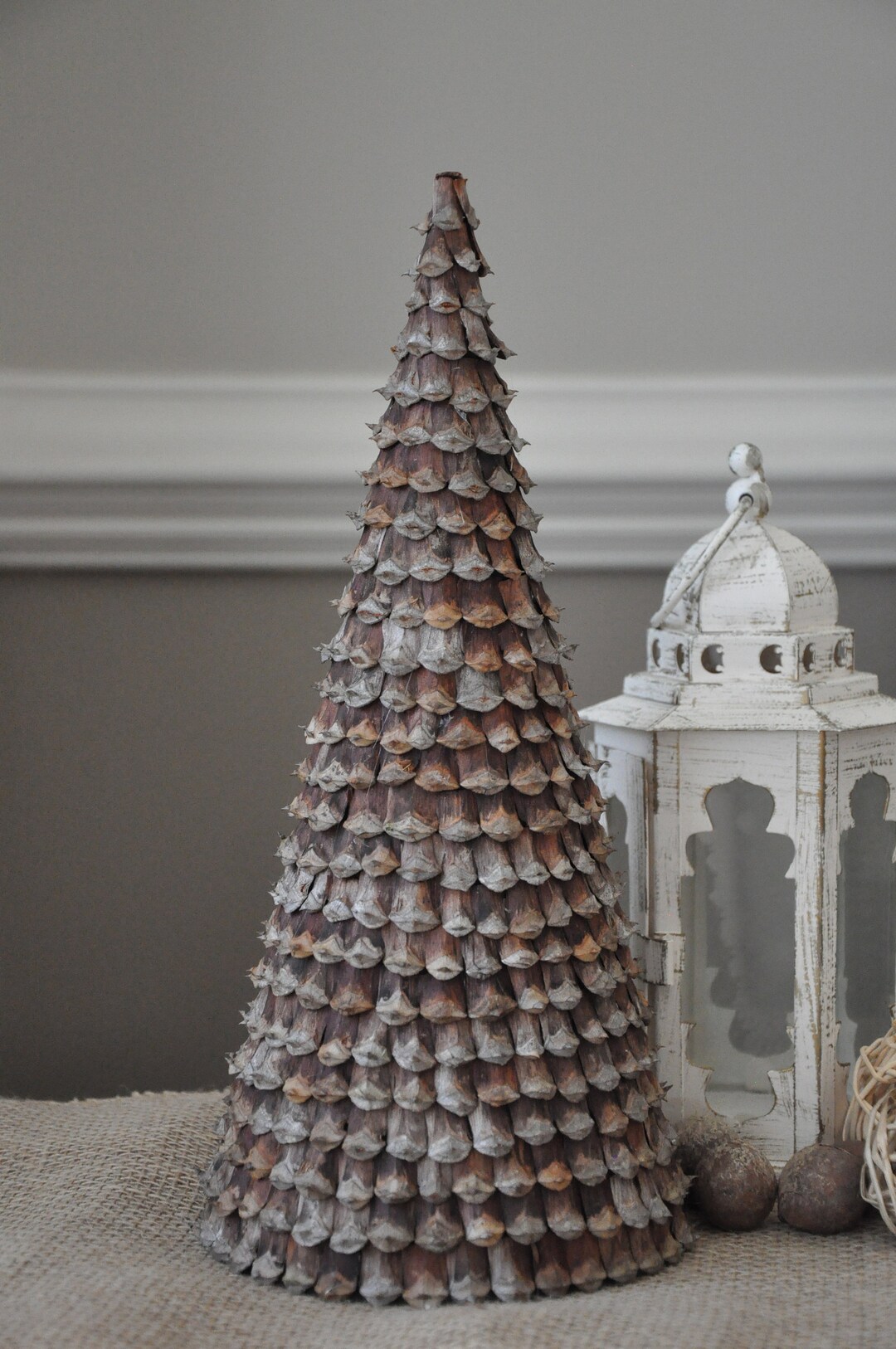 Pinecone Tree Rustic Longleaf Pine farmhouse, Vintage - Etsy