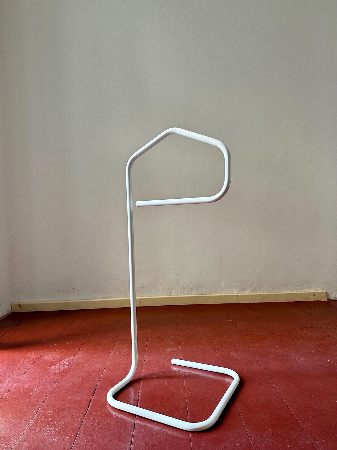 Vintage IKEA Järpen Valet Stand by Niels Gammelgaard |white Metal ...