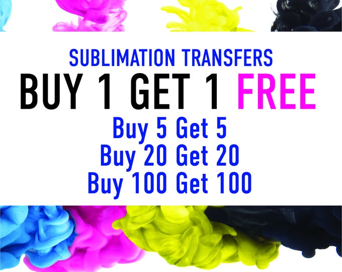 Sublimation Transfers That Are Customizable Heat Press Transfers for ...