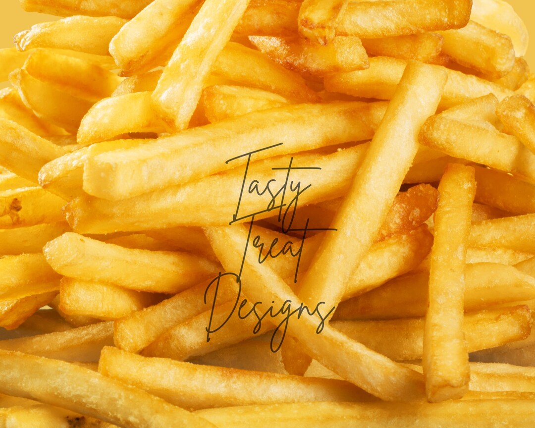 Premium French Fries Digital Paper | 15x15 Inch | 300DPI - Etsy