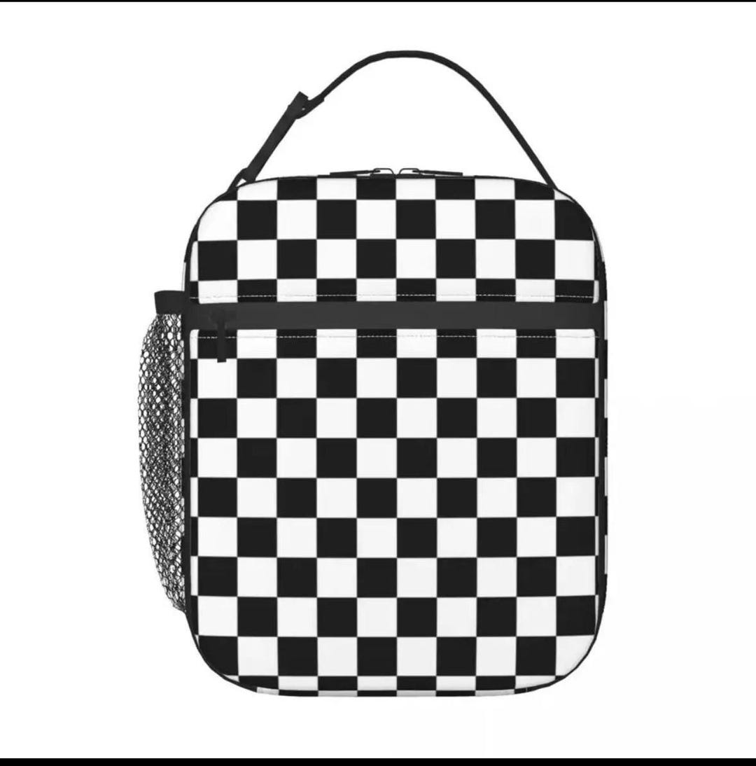 Checkerboard, Checks, Checker Lunchbox,personalized Lunchbox, BACK TO ...