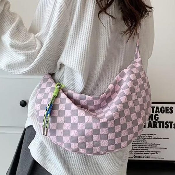 Checkered Purse - Etsy