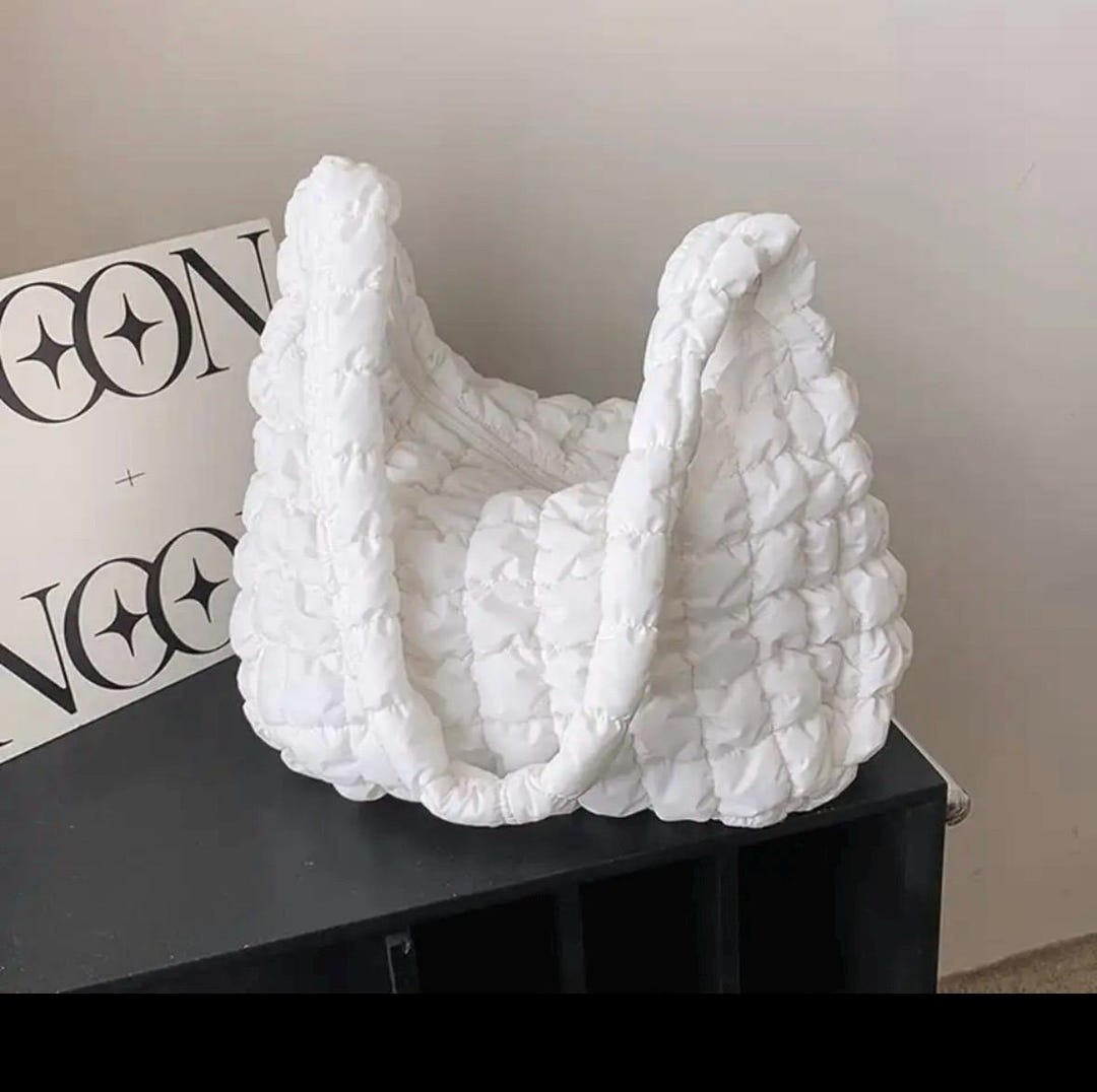 Puffer Shoulder Bag, Puffer Tote Bag, Customized Gym Bag, Cloud Bag ...