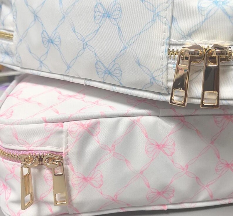 Coquette Lunch Box | Customizable Chenille Patch Bag | Kid Lunch Bag ...