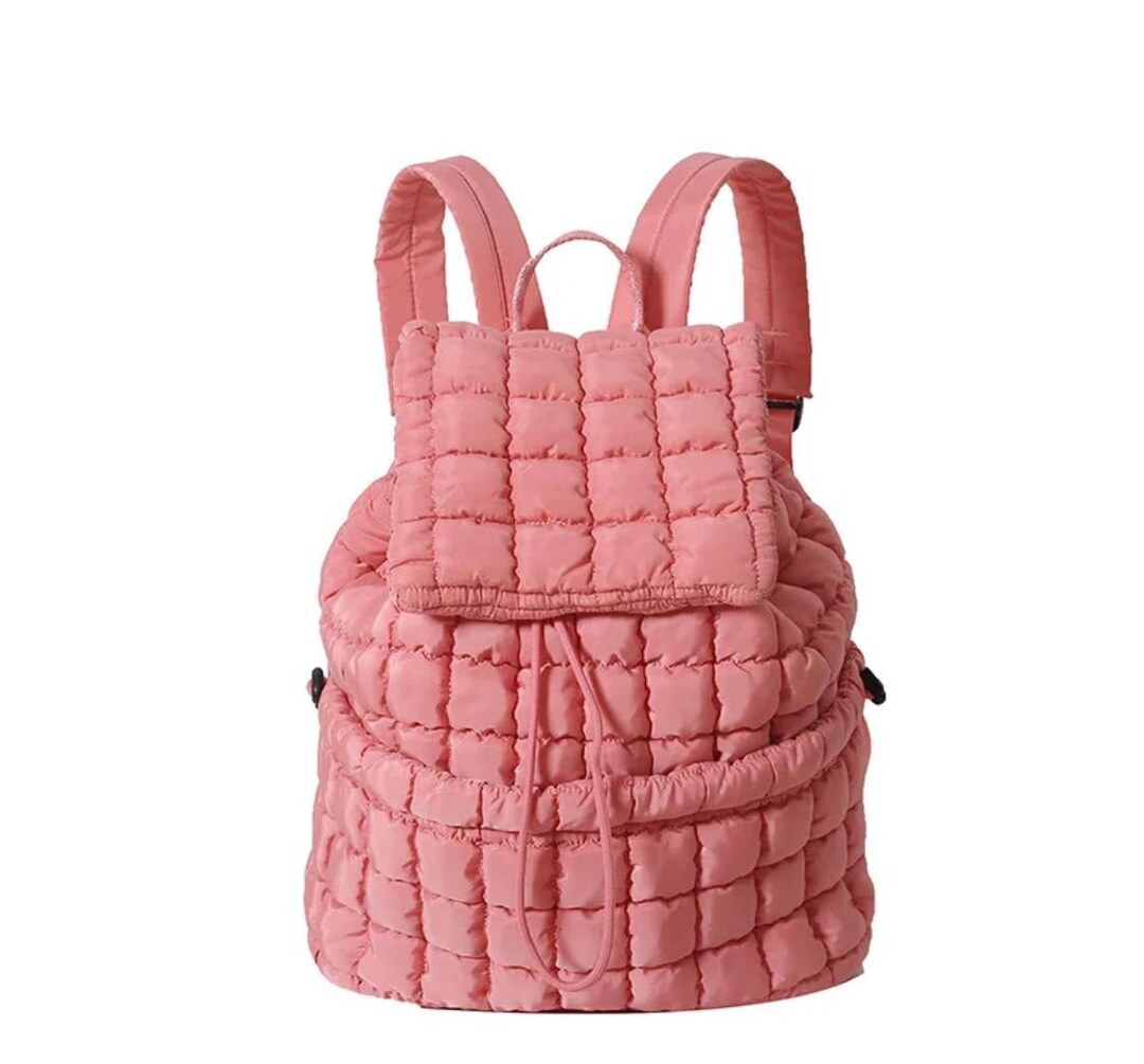 Custom Girl Backpack, Puffer Backpack, Cloud Backpack, Quilted Backpack ...