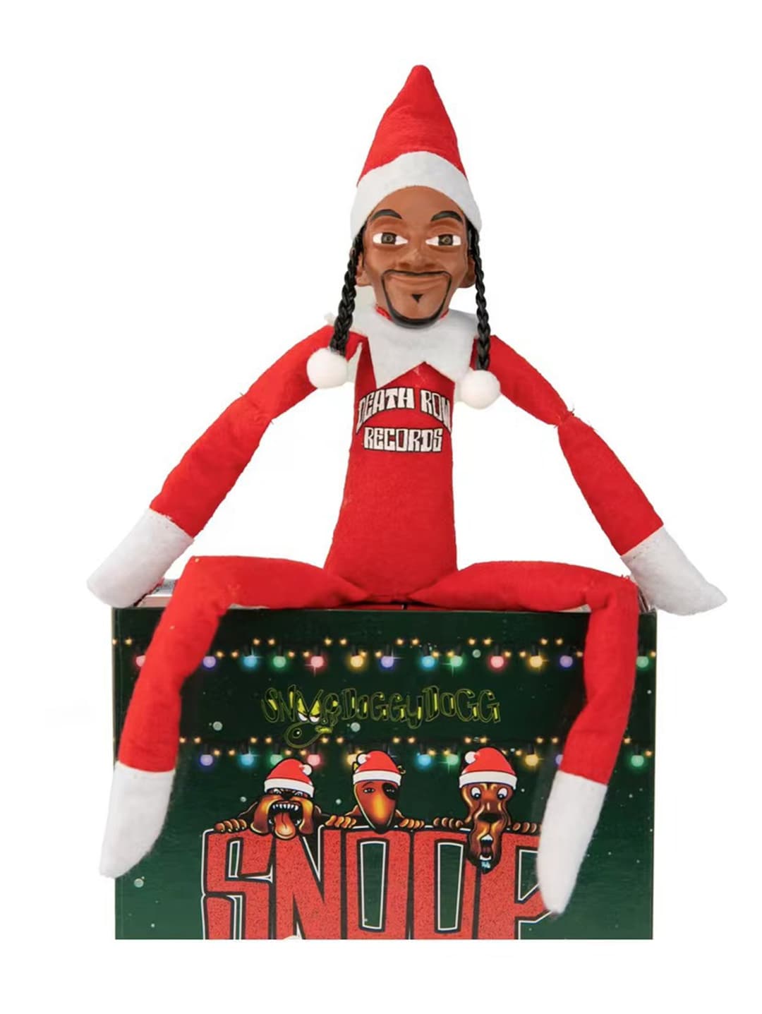 Snoop on a Stoop Doll With Eccessories,christmas Snoop Dog Elf Suit ...