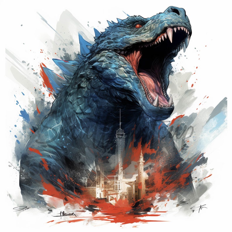 Dinosaur Png, Roaring Godzilla Clipart, Godzilla Monster Graphic Design ...