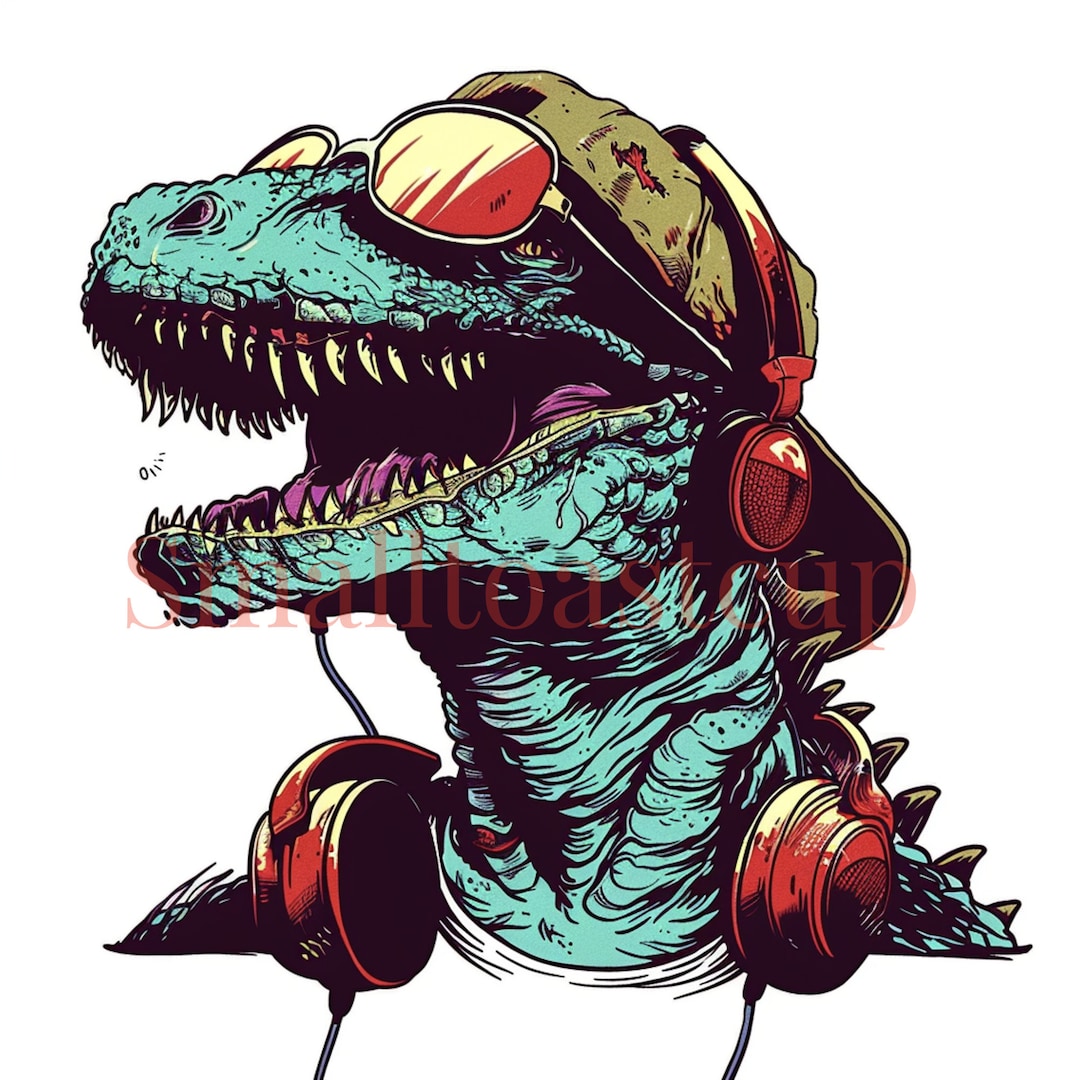 Godzilla PNG, Hip Hop Godzilla Digital File, High Quality Crafts and ...