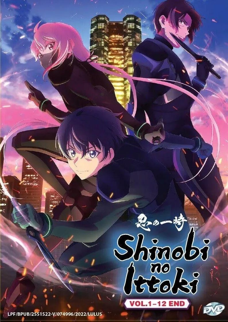 Anime DVD Shinobi No Ittoki Anime DVD Volume 1-12 End Boxset English ...
