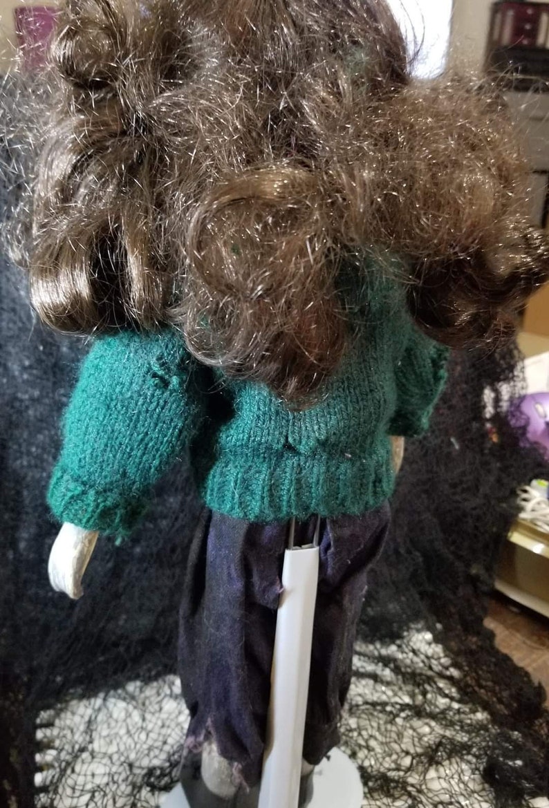Haunted Doll Horror Dolls Creepy Weird Unique Giftassemblage Goth Doll ...