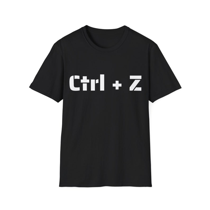 Ctrl-z T-shirt - Etsy