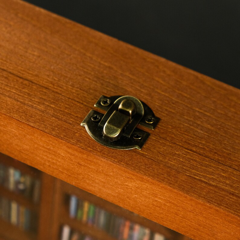 Shake Away Anxiety Miniature Bookshelf Mini Wood Bookcase Realistic ...